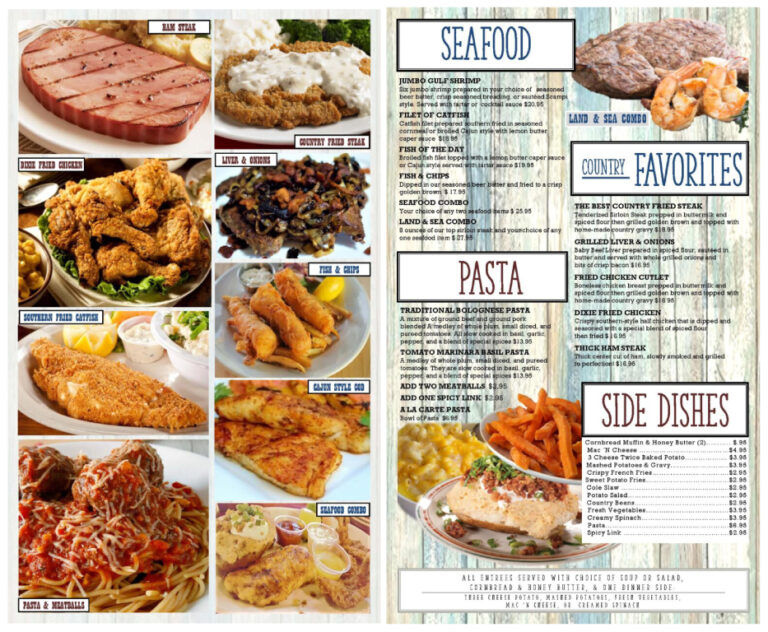 Mill Creek Cattle Company » Restaurant Menu